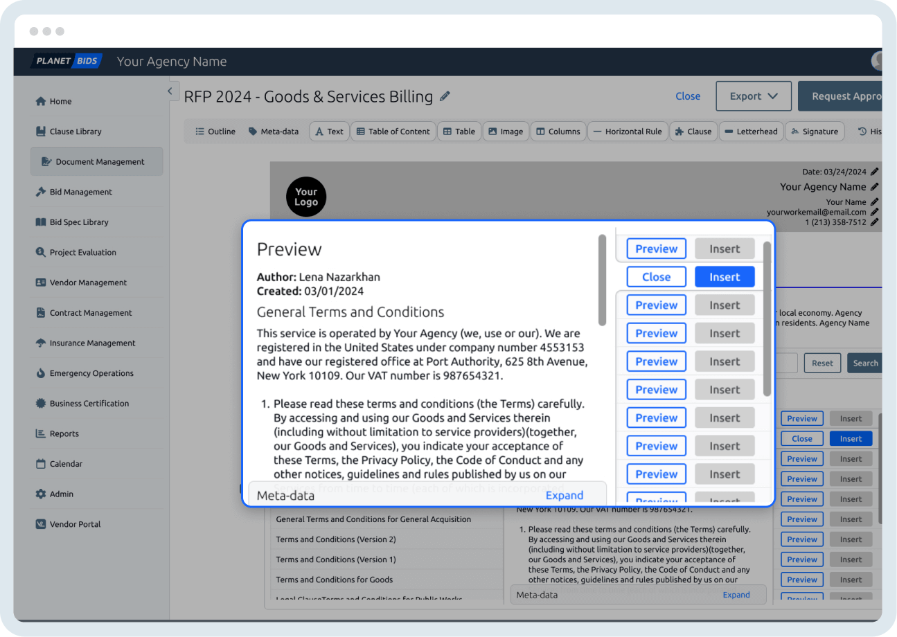 All Products | PlanetBids